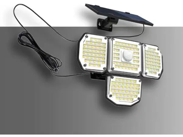 Immax 08499L - LED Solární nástěnné svítidlo se senzorem LED/5W/5,5V IP44