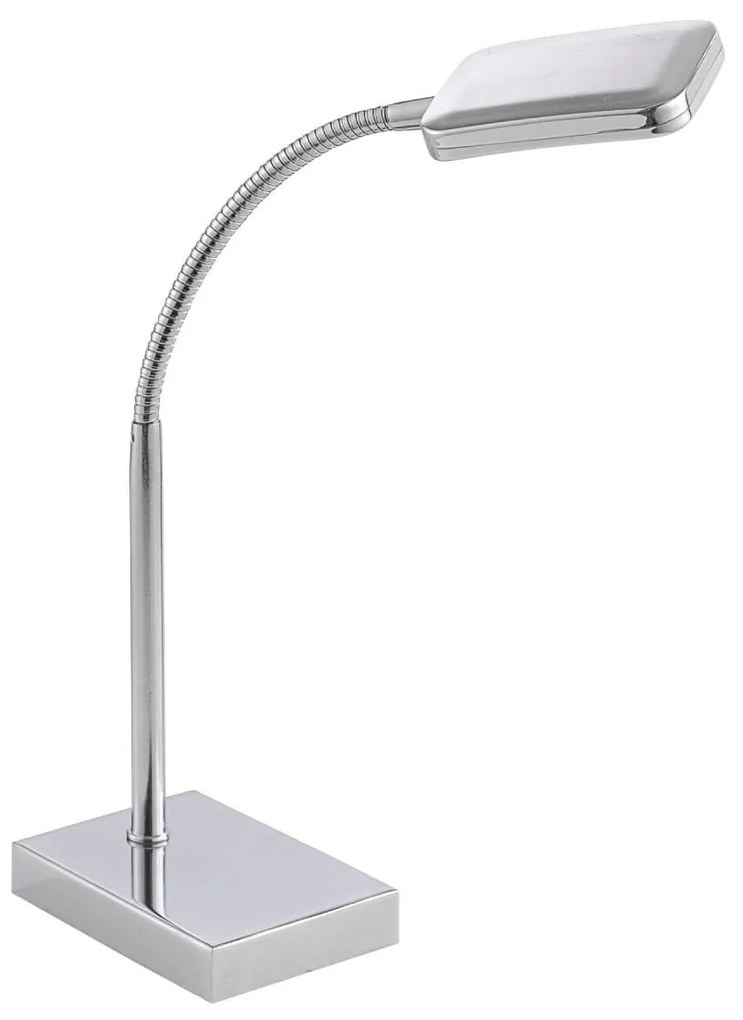 PAUL NEUHAUS LED stolní lampa, na psací stůl, chrom 3000K LD 11240-17