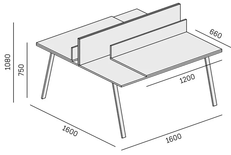 PLAN Kancelářský pracovní stůl DOUBLE LAYERS, posuvná vrchní deska, s přepážkami, bílá / šedá