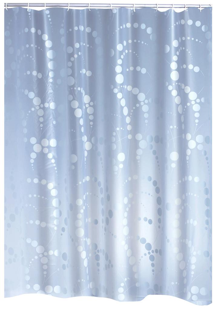 Ridder Sprchové závěsy Sprchový závěs DOTS, PVC - bílý dekor - 180 x 200 cm 32371