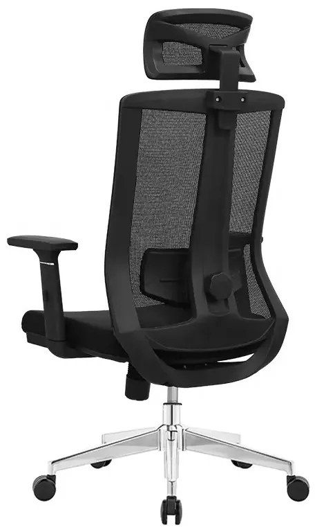 Kancelářská ergonomická židle Neoseat SABRINA — síť / látka, černá, nosnost 150 kg