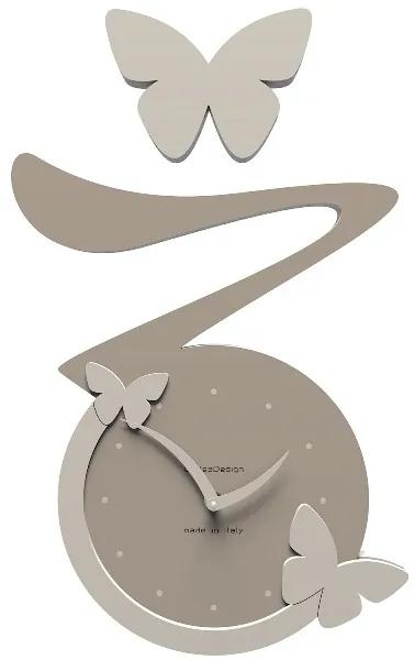 Designové hodiny 50-10-1 CalleaDesign 44cm (více barev) Barva šedomodrá tmavá-44 - RAL5014