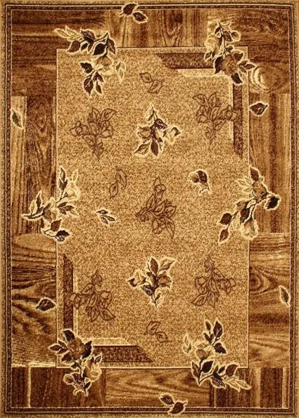 Makro Abra Kusový koberec GOLD 300/12 hnědý 140 x 200
