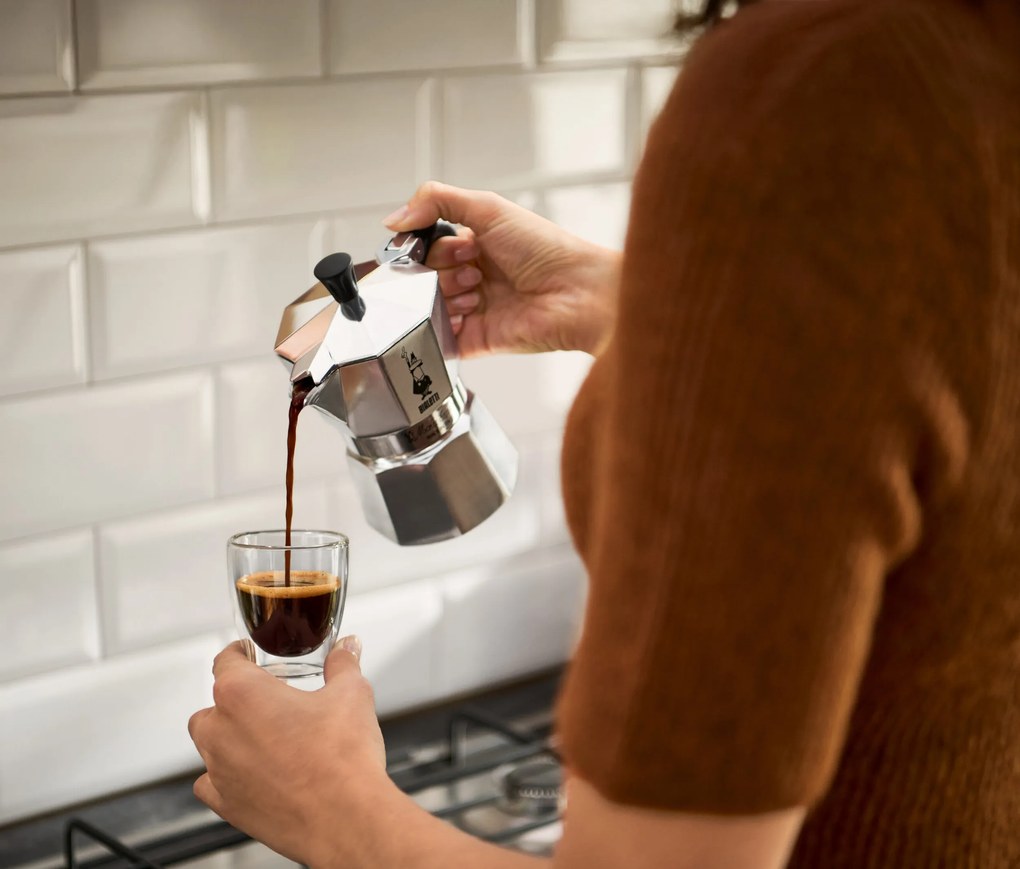 Bialetti Moka Express, 130 ml, stříbrná