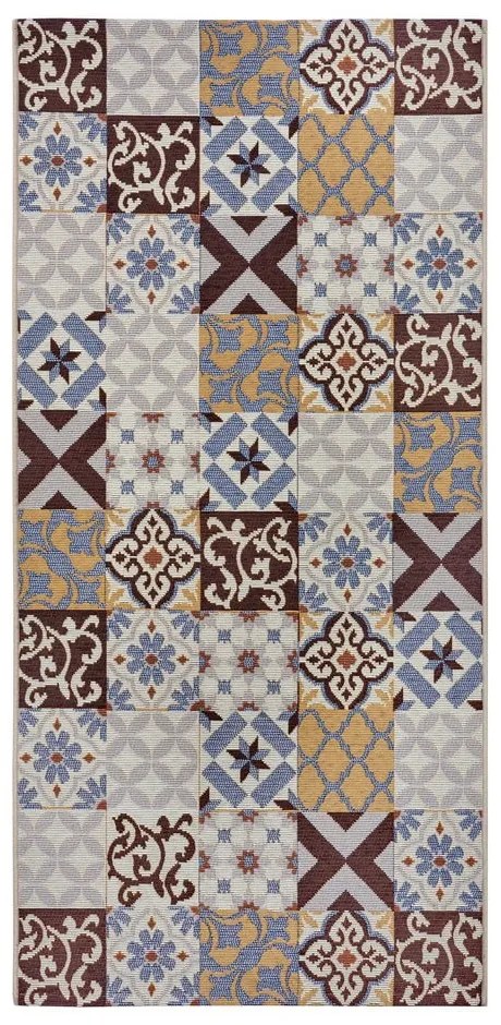 Hnědý koberec běhoun 75x150 cm Cappuccino Mosaik – Hanse Home