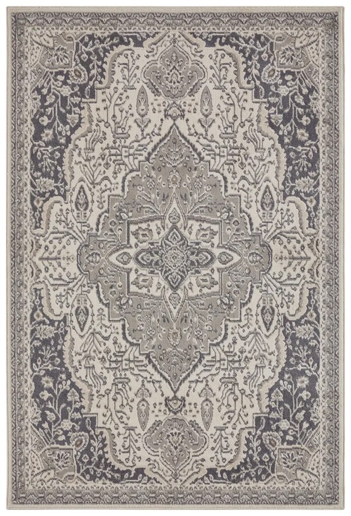 Hanse Home, Kusový koberec Terrain 105605 Orken Cream Grey, 160x235, béžová, ložnice