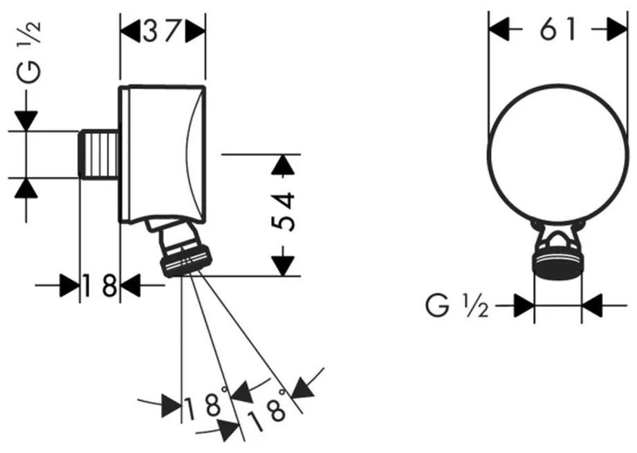 Hansgrohe HG SET Logis E1 - Sprchový systém pod omítku - páková baterie kompletní sada, chrom