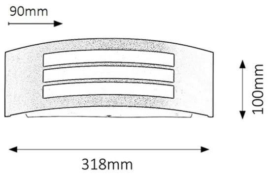 Rabalux 8409 - Venkovní nástěnné svítidlo 1xE27/14W/230V IP44