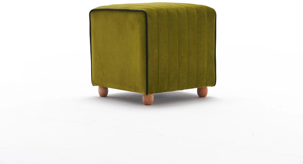 Atelier del Sofa Taburet Mona Puf - Green, Zelená