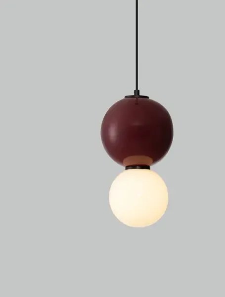 Designový lustr Noesis 18 Bordová
