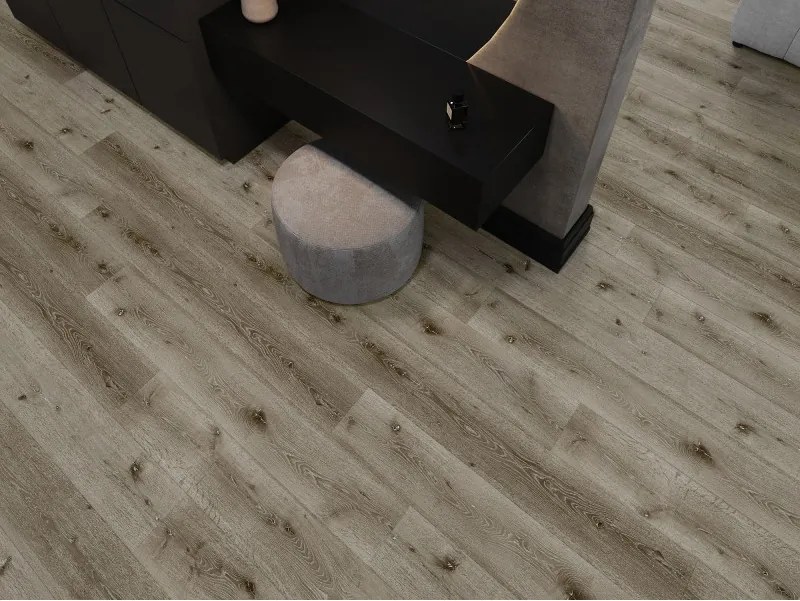 Mexen Kansas vinylové panely 1240 x 182 mm SPC 6,5 mm, podložka IXPE 1,5 mm, 4 V-drážka, Dub - F1032-1240-182-505-4V1-01