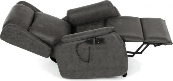 Polohovací křeslo černé, elektrické TV-L8902 BK3