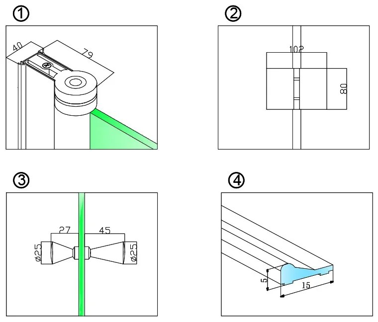 BPS-koupelny Čtvercový sprchový kout HYD-SK1290C 100x100 chrom/transparent + vanička HYD-SSV-ST06A bílá