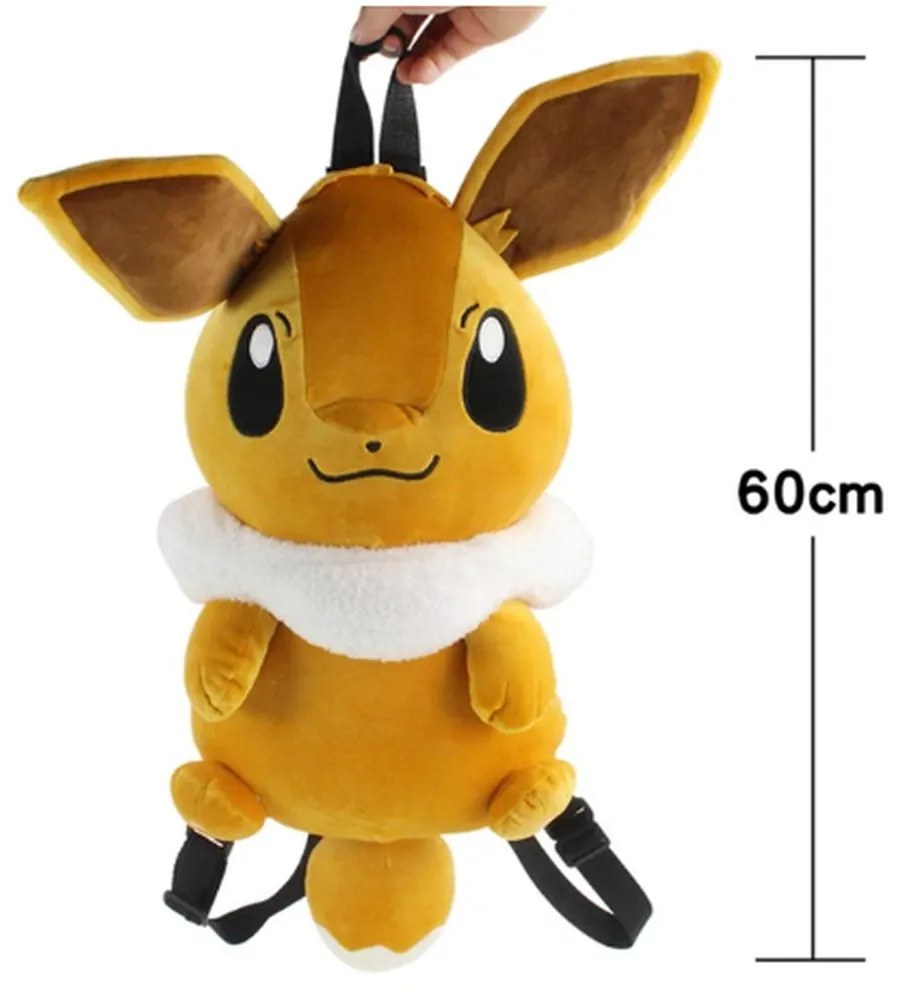 Roztomilý plyšový batůžek s motivem Pokémonů Varianta: Eevee 60 cm