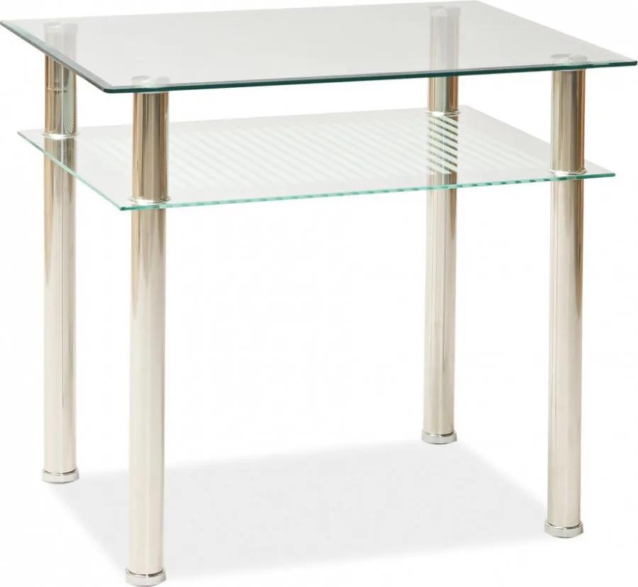 Casarredo Jídelní stůl PIXEL 120x70, sklo/kov