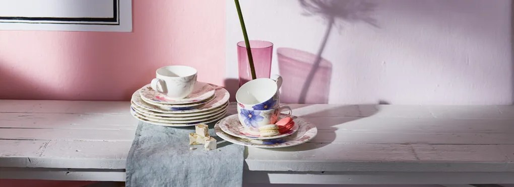 Villeroy&Boch Villeroy & Boch Mariefleur Gris Basic snídaňový talíř 21 cm
