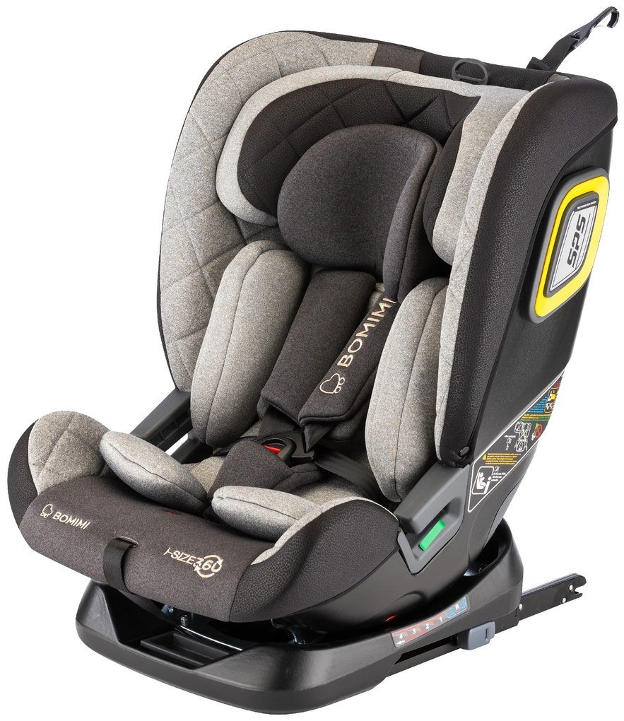 Bomimi IDEAfix I-SIZE 360° 40-150 autosedačka, metalic melange