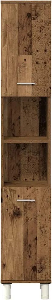 3dílná koupelnová sestava old wood kompozitní dřevo 3328569