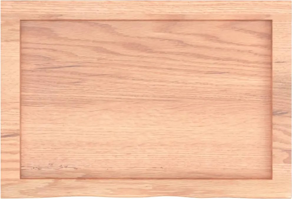 Koupelnová deska hnědá 60x40x(2-4) cm ošetřený masivní dřevo 3156105