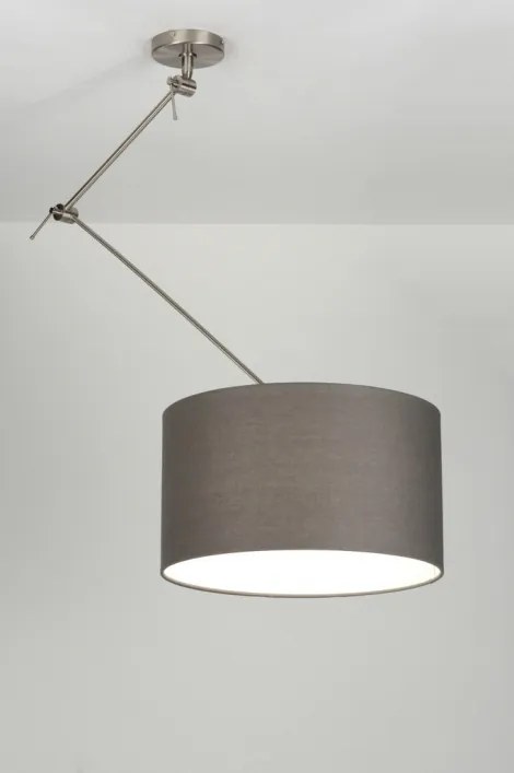 Závěsné designové svítidlo nad stůl Snap Light Grey