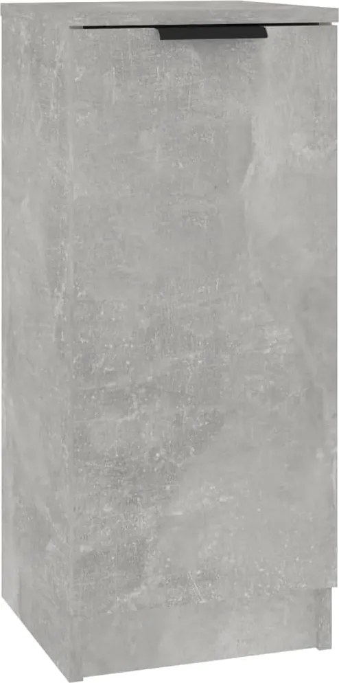 Příborníky 3 ks betonově šedé kompozitní dřevo 3115831