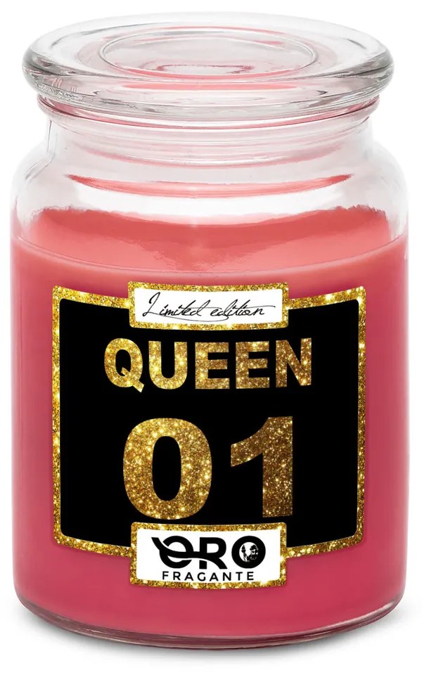 Svíčka Queen 01 (Vůně svíčky: Višně v čokoládě)