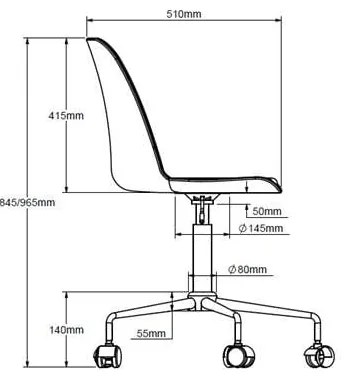 Zelená kancelářská židle Unique Furniture