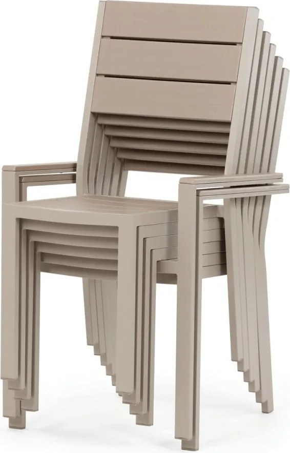 Zahradní sestava AZS-B1656 CRM, polywood, béžová (156 x 78) cm