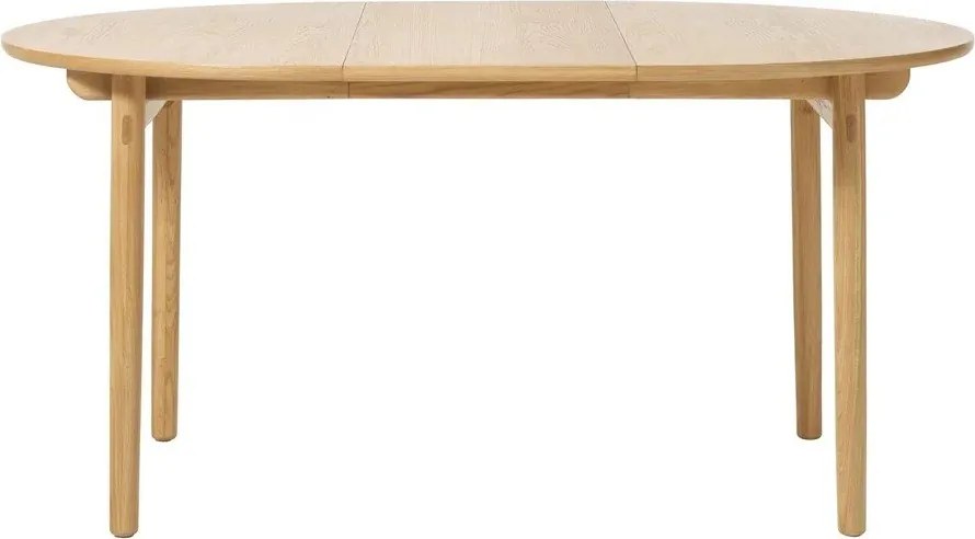 Kulatý rozkládací jídelní stůl v dekoru dubu ø 120 cm Carno – Unique Furniture