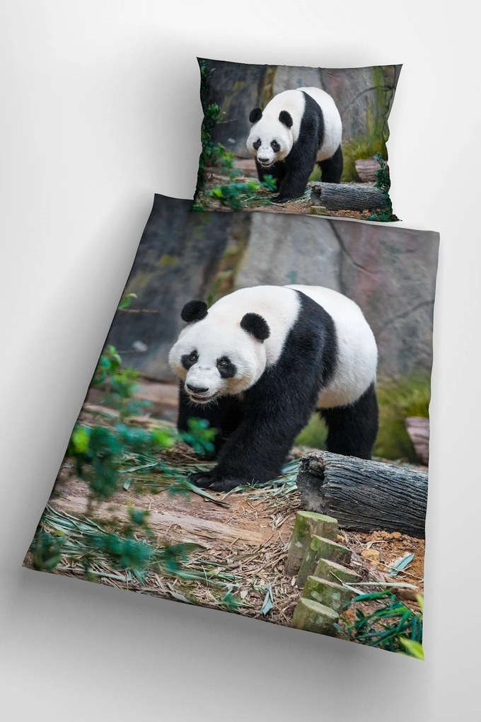 3d povlečení s pandou - Panda Panda 140x200 cm