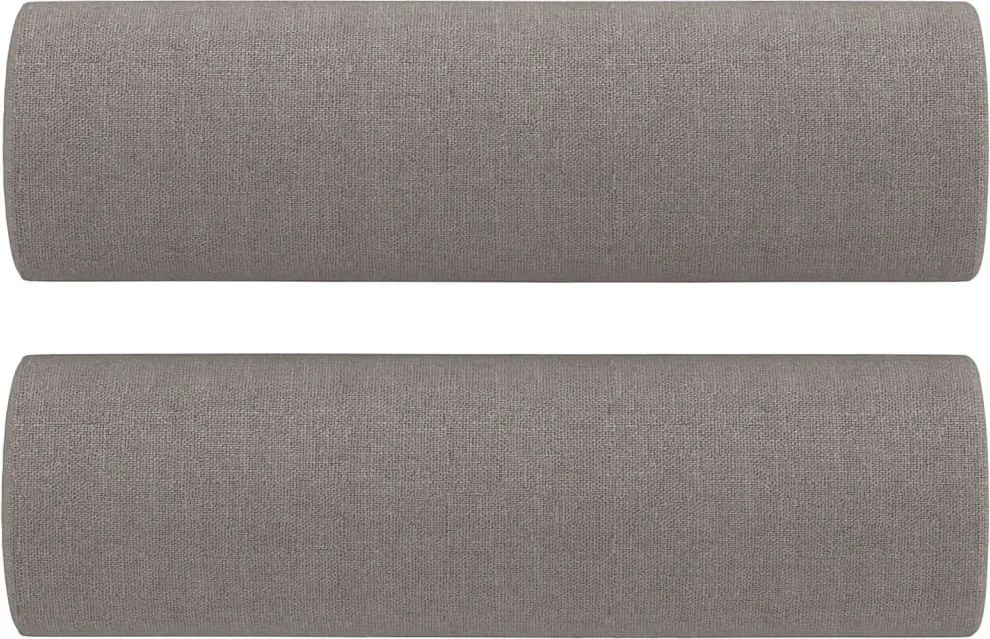 2dílná sedací souprava s polštáři taupe textil 3201623