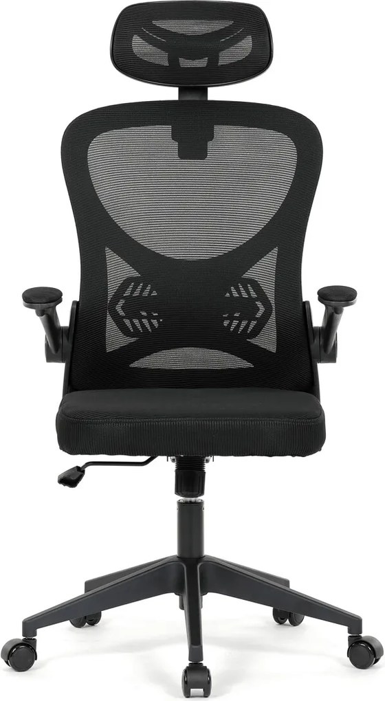 Ergonomická kancelářská židle ALEXANDRE - černá síťovina