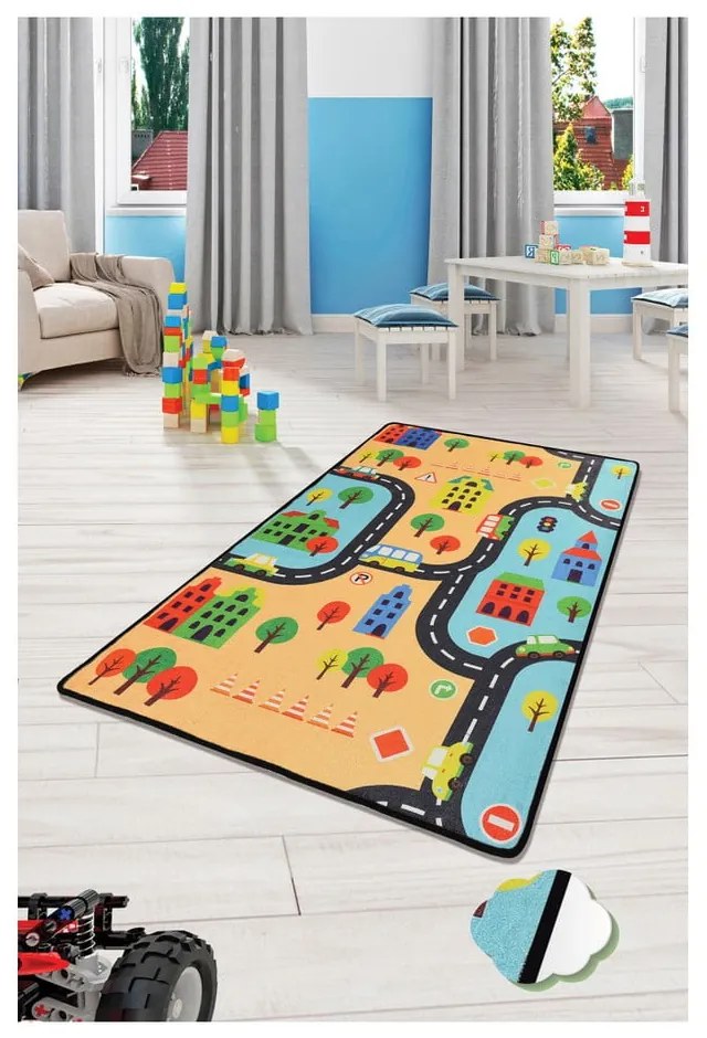Dětský koberec Road, 100 x 160 cm