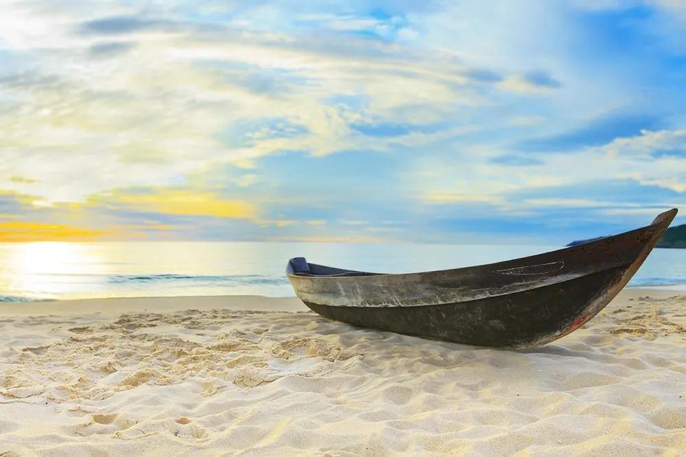 Samolepící fototapeta panorama nádherné pláže - 300x200 cm