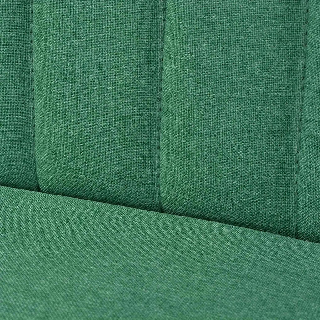 Pohovka textil 117 x 55,5 x 77 cm zelená 244073