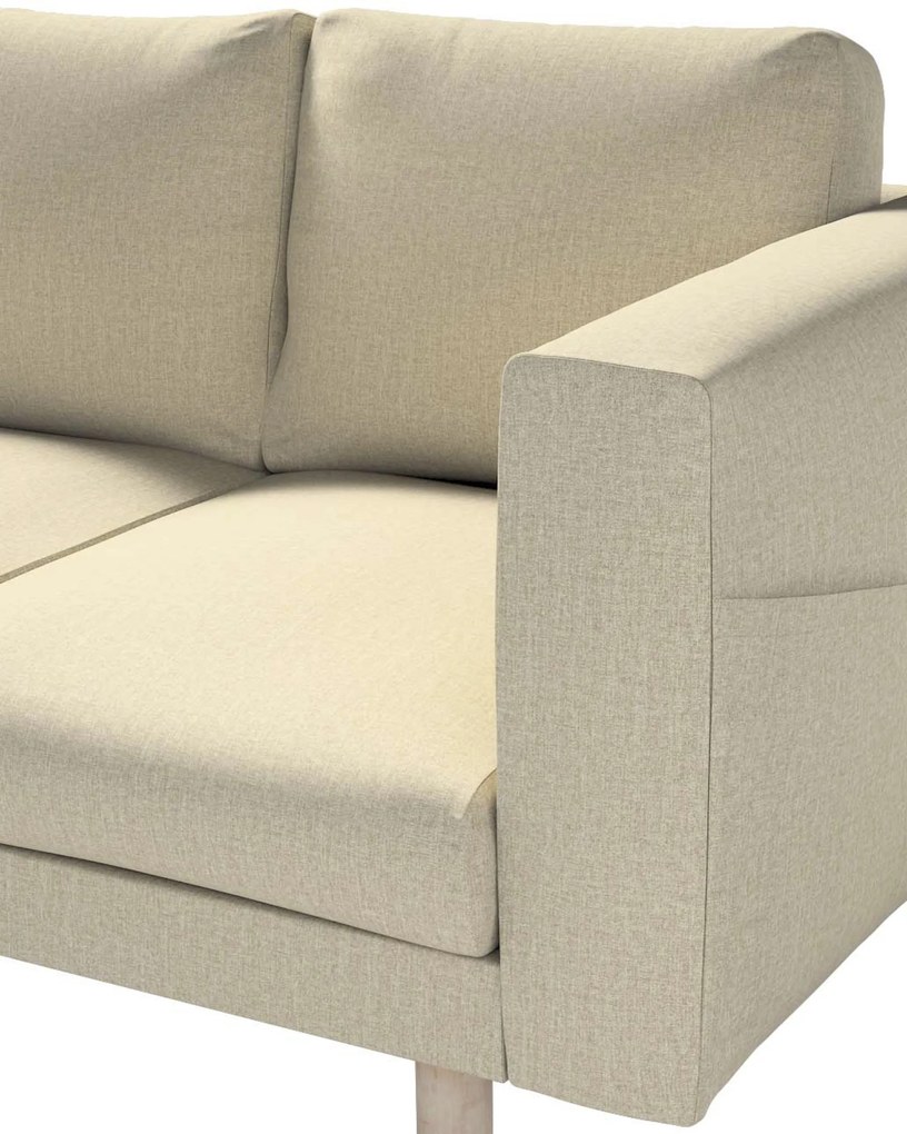 Potah na pohovku IKEA Norsborg 3-místná barva béžová látka pletený vzor