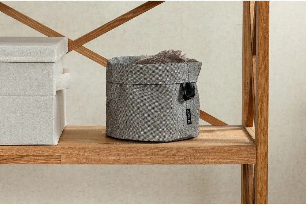 Látkový košík ø 20x20 cm Soft Storage Round – Bigso