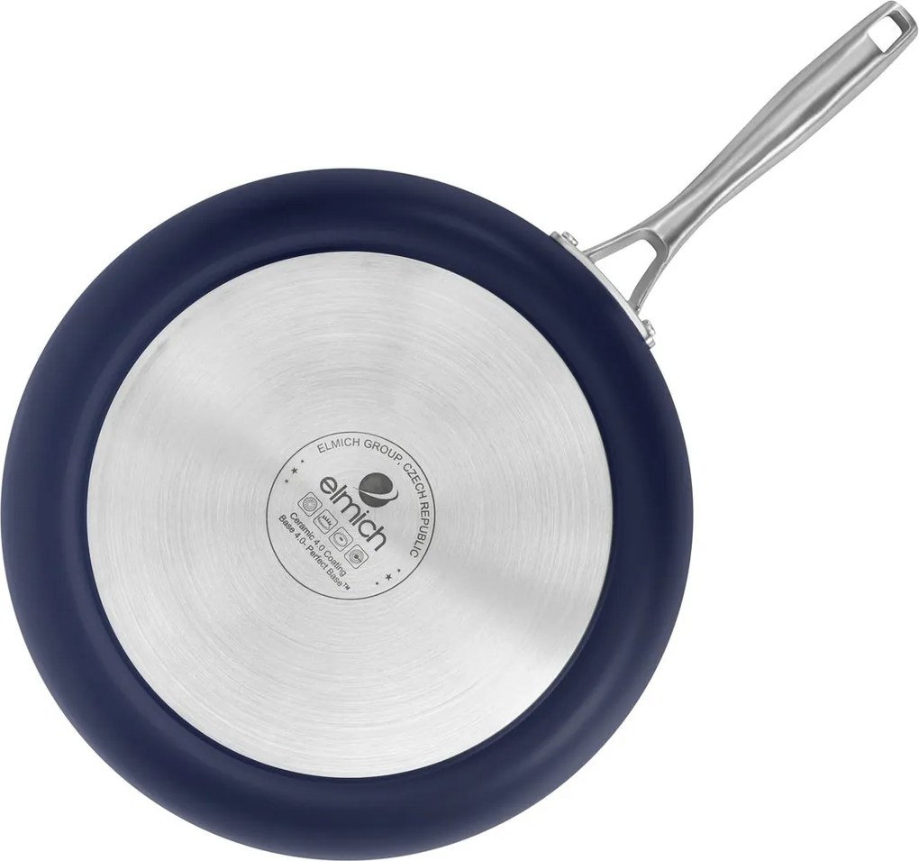 Elmich Nepřilnavá keramická pánev Vital Ø 20 cm - tmavě modrá (OUTLET)