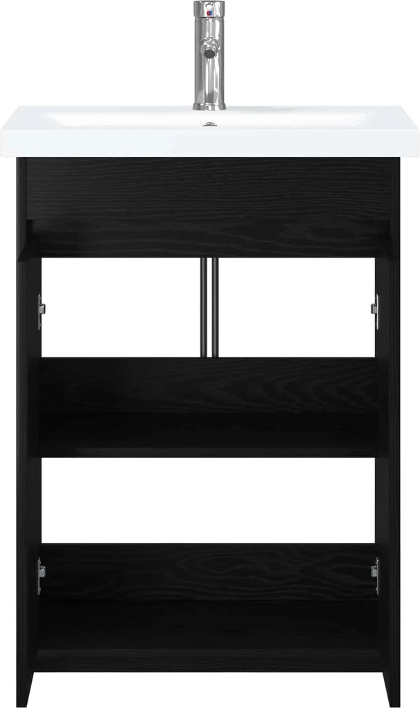 Sada koupelnového nábytku Černý dub 81 x 40 x 84,5 cm 3404283