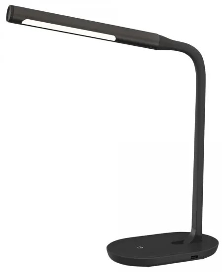 Stolní LED lampička, stmívatelná černá