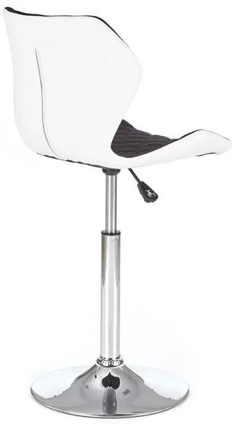 HALMAR MATRIX 2 barová židle bílá / černá