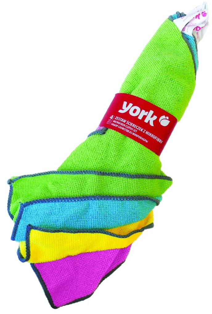 YORK Sada mikrovláknových utěrek 4 ks