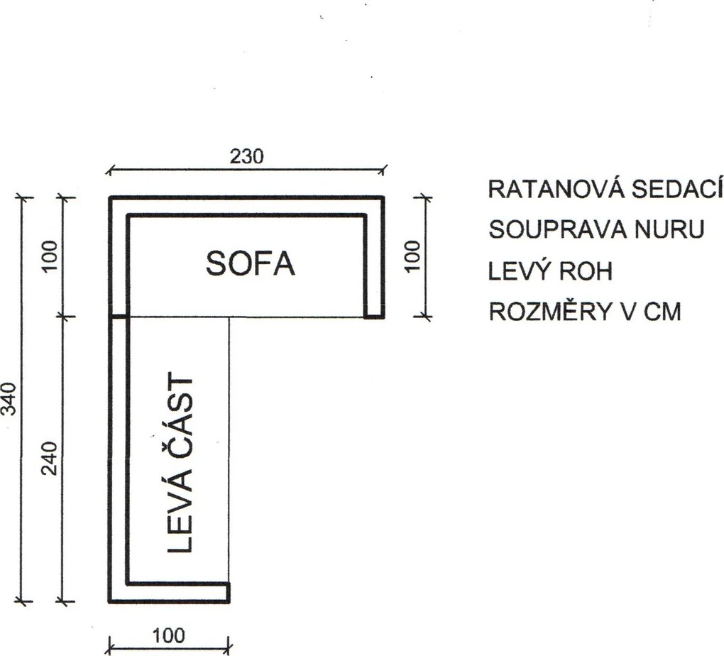 FaKOPA NURU - rohová sedačka Leah