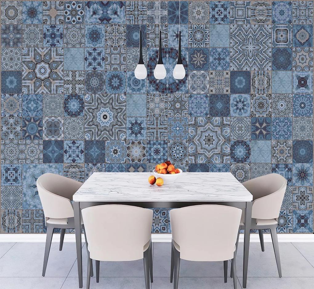 Gario Fototapeta Orientální modrá mozaika - Andrea Haase Materiál: Vliesová, Rozměry: 200 x 140 cm