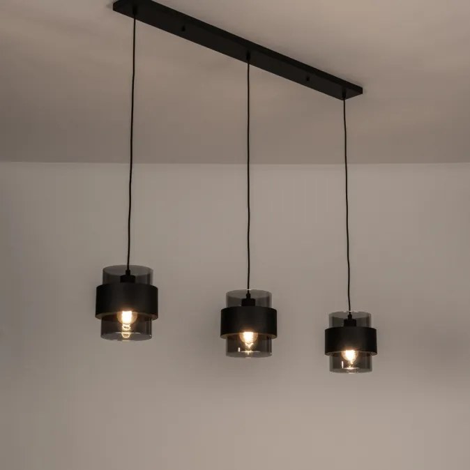 Závěsné svítidlo Retro 70er Line 110 Black
