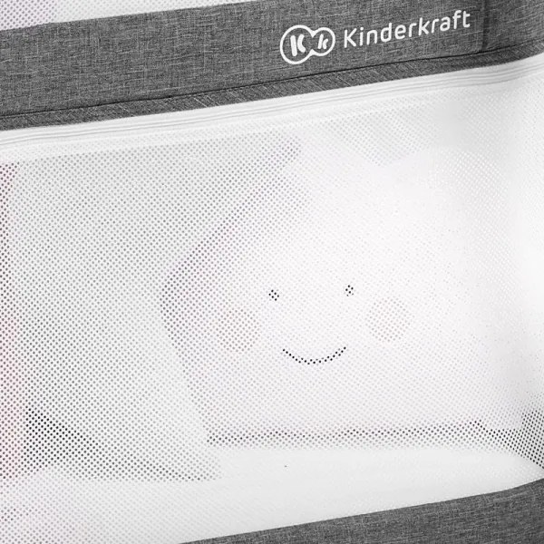 KINDERKRAFT - Cestovní postýlka 4v1 SOFI šedá