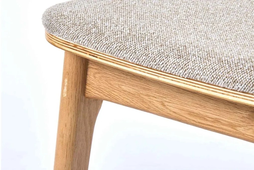 Designová jídelní židle Harper přírodní