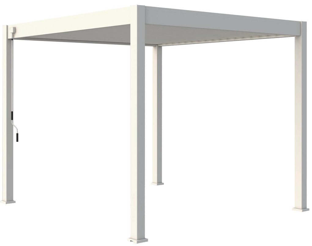 Outdoor Creations Hliníková pergola s lamelami ORION 300x300cm 4 stojky Barva: Bílá RAL 9016
