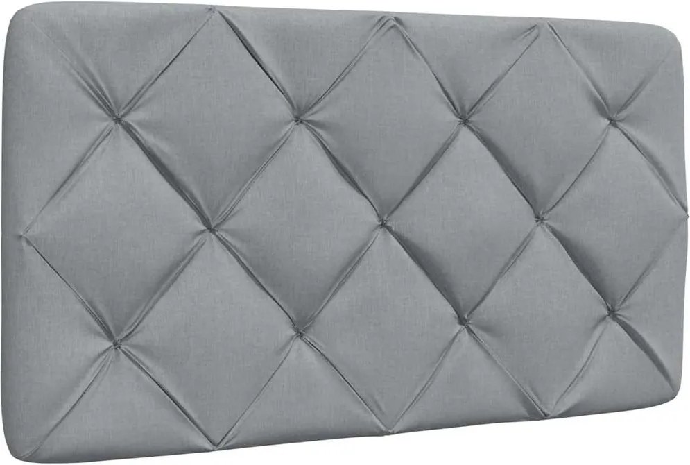 Rám postele s LED bez matrace Světle šedá 100x200 cm Látka 3310650