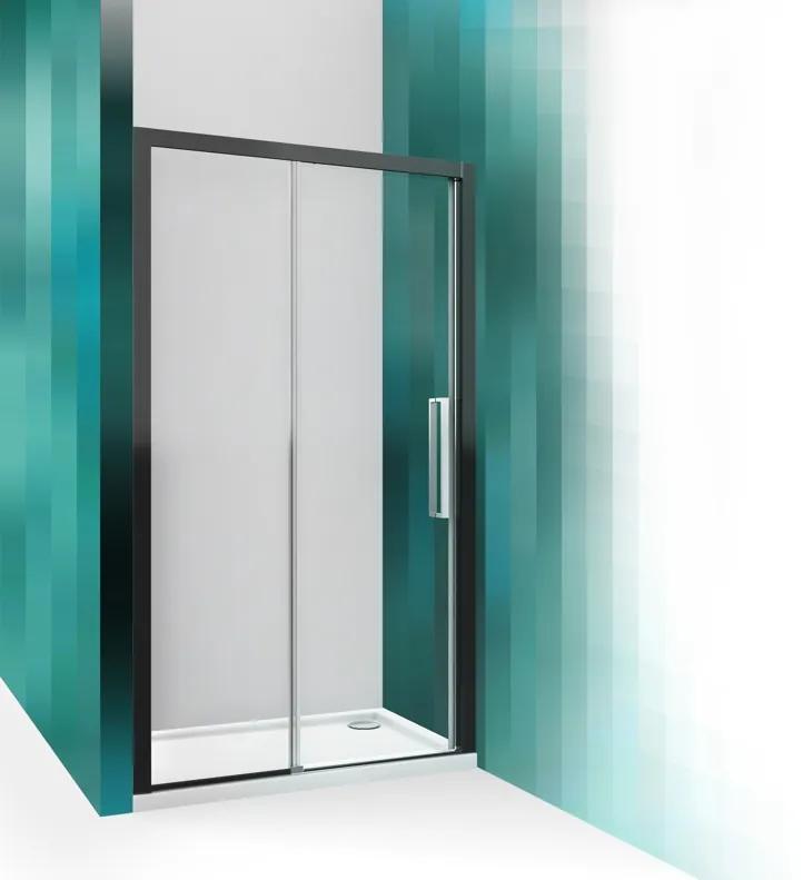 Sprchové dveře Roltechnik ECD2L / 1300 / 2050 - brillant / transparent, 564-130000L-00-02